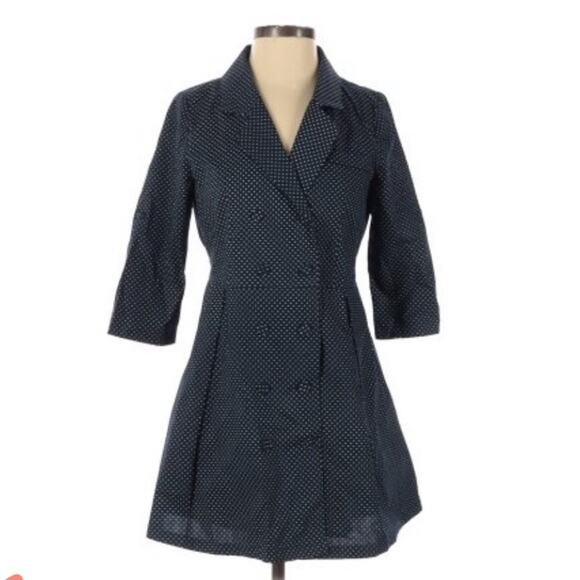 lala mode | Jackets & Coats | Lala Mode Navy Star Print Lightweight ...